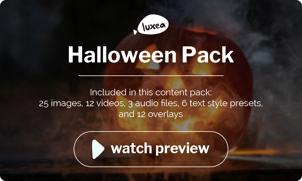 Luxea Video Editor | Content Packs