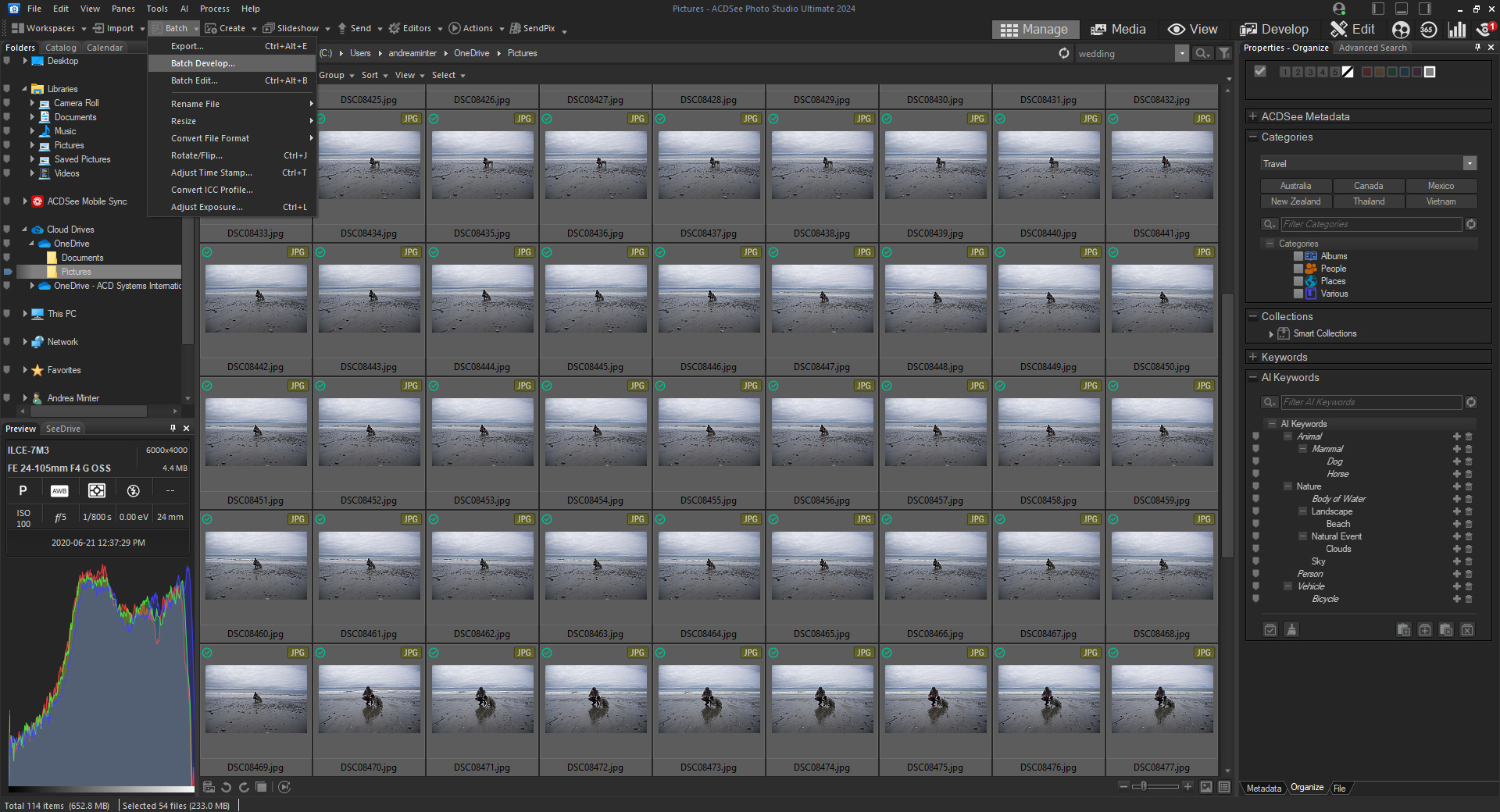 Verwalten und bearbeiten Sie Ihre OneDrive™-Fotos mit ACDSee
